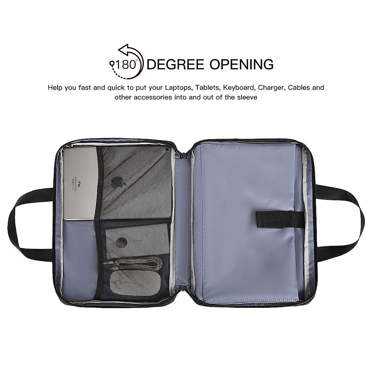 17-17.3 Inch Laptop Bag, Men Women TSA Briefcase with Organizer for HP Envy 17 17t/Pavilion 17, Dell Inspiron 17/G3 G7 17.3, Ideapad 330 L340 17.3, Acer Aspire 17.3, ROG MSI GS75 17.3 Case, Gray