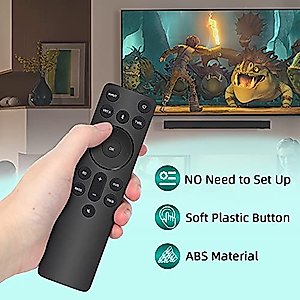 Semote Remote Controller fit for Vizio 2.1 5.1 Home Theater Sound Bar and Vizio Channel Soundbar System, for Vizio M V P Series Home Audio Sound System with Subwoofer