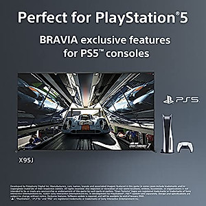 Sony X95J 85 Inch TV: BRAVIA XR Full Array LED 4K Ultra HD Smart Google TV with Dolby Vision HDR and Alexa Compatibility XR85X95J- 2021 Model , Black