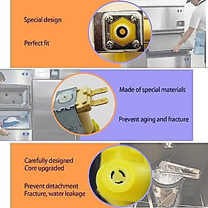 2023 Upgrade 000009120 000008487 33129028 Ice Machine Water Inlet Valve Assembly（OEM）120V 60Hz 5W For Manitowoc Ice Machine Parts 2-Year Warranty