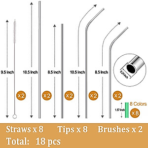 56 Pcs Silverware Set with Steak Knives and Metal Straw for 8,Stainless Steel Flatware Set, Mirror Polished Cutlery Utensil Set, Home Kitchen Eating Tableware Set,Fork Knife Spoon Set,Dishwasher Safe