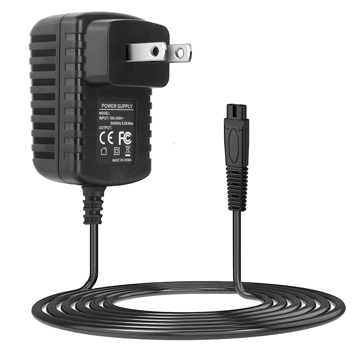 Power Charger for Andis 17165 17150 ProFoil Lithium TS-2 TS-1 AC/DC Adapter for Andis Shaver Power Cord Charger