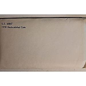 1978 United States Mint Uncirculated Coin Set in Original Government Packaging