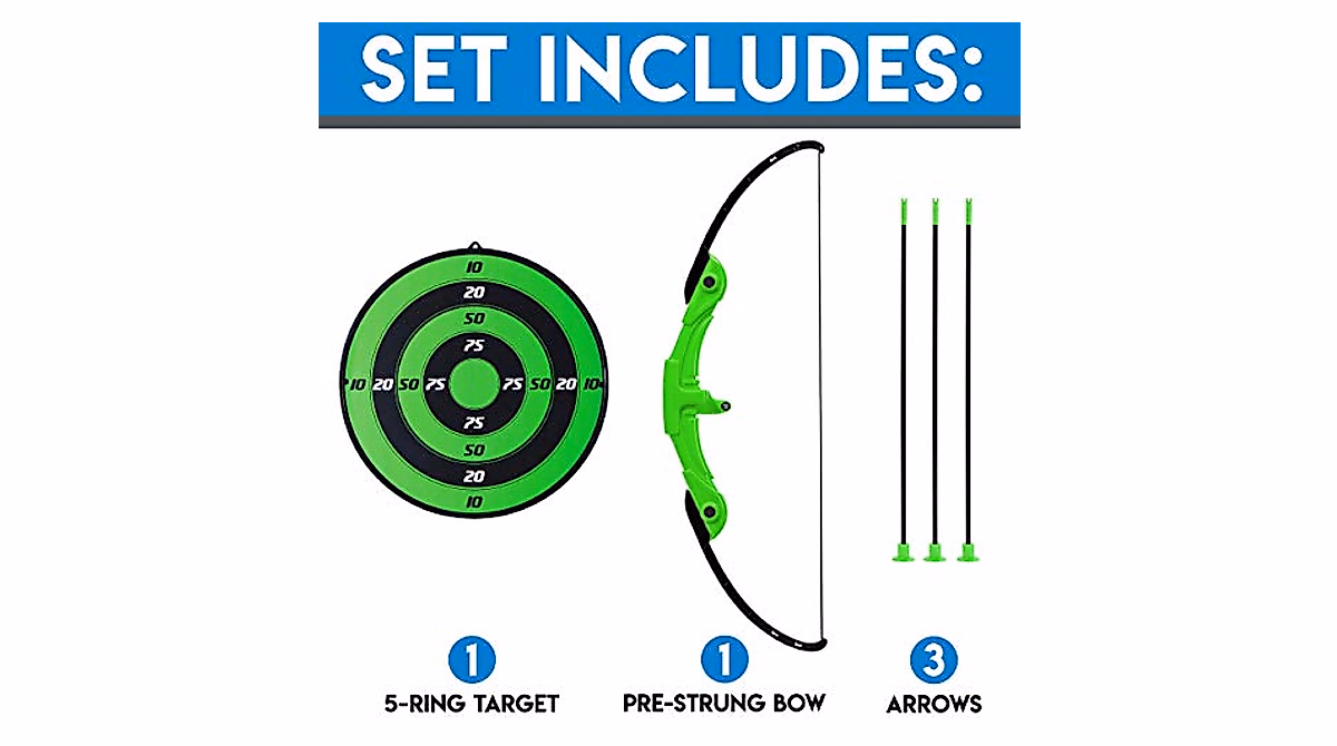 Franklin Kids Archery Target Set - Indoor Bow and Arrow for Ages 8+