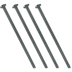 Electriduct 14" Rebar Spikes 1/2" Diameter (Pack of 16) Anchor Kit Galvanized Steel - Asphalt Mounting Hardware for Parking Curbs, Speed Bumps, Wheelchair Ramps, Cable Protectors, Cord Covers