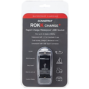 Scanstrut SC-USB-02 ROKK Charge+ Waterproof Dual USB Fast Charge Socket