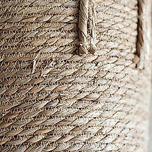 UXZDX Straw Storage Basket Rattan Floor Flower Pot Crafts Decoration Modern Home Living Room Bedroom Shop Flower Basket