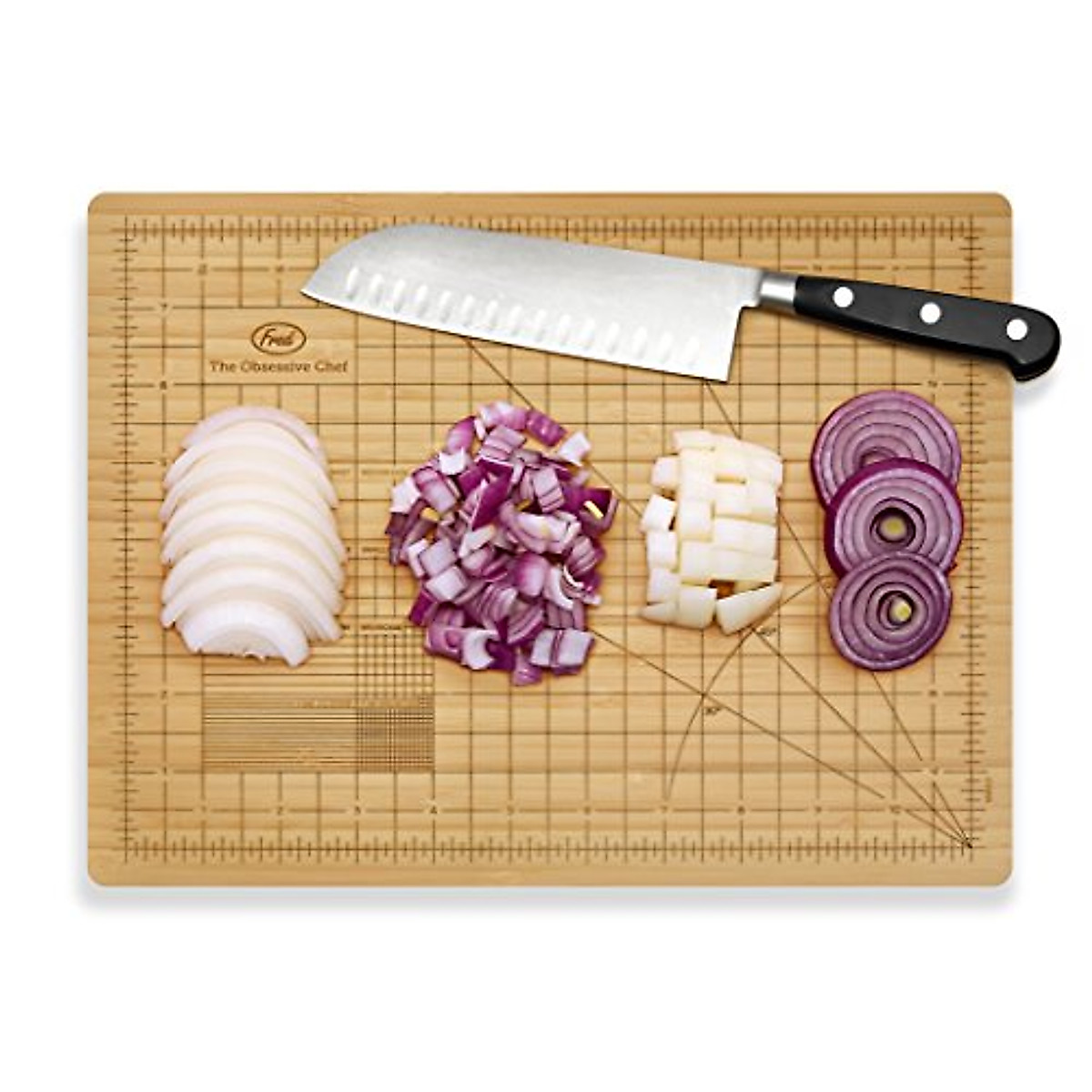Genuine Fred The Obsessive Chef Bamboo Cutting Board