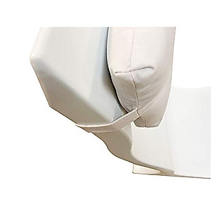 Sunbrella Headrest Pillow -fits Ledge Lounger (Natural (White))