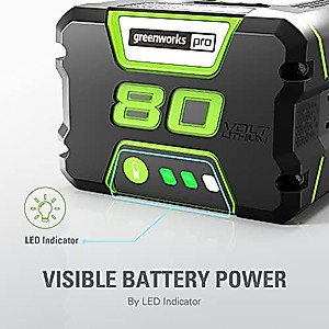 Greenworks PRO 80V 2.5Ah Lithium-Ion Battery (Genuine Greenworks Battery)