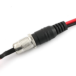 ZRM&E 6PCS 5.5x2.1mm DC Power Pigtail Cable Male Plug Connector for CCTV Security Camera