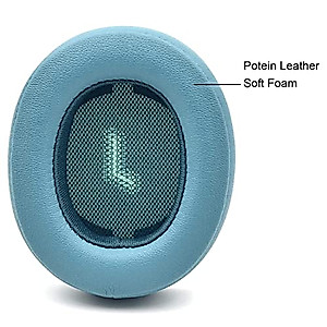 E55BT Ear Pads Replacement Earpads Ear Cushion Cover Compatible with JBL E55BT E55 BT Over-Ear Wireless Headphones (Green)