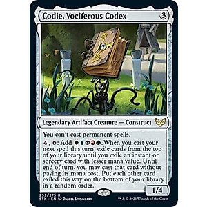 Magic: the Gathering - Codie, Vociferous Codex (253) - Foil - Strixhaven: School of Mages