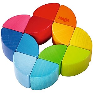 HABA Rainbow Ring Wooden Baby Fidget Toy (Made in Germany)