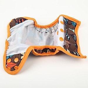 3 Newborn Baby Diaper Covers Nappies 8lbs-10lbs (Teepee Deers Pack)