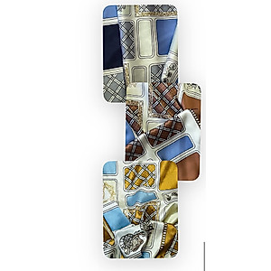 Silk Scarf Luxury 100% Pure Silk Scarf Silk Scarf Long 60” Women's Fashion Sunscreen Shawls Wraps Dupatta Beautiful Scarf (brown)