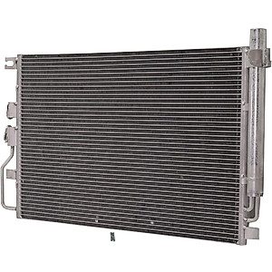 Kool Vue A/C Condenser Compatible with 2008-2017 Chevrolet Equinox, Fits 2010-2017 GMC Terrain, Fits 2008-2009 Pontiac Torrent, Fits 2007-2009 Suzuki XL-7 - GM3030284, SZ3030123, GM3030303