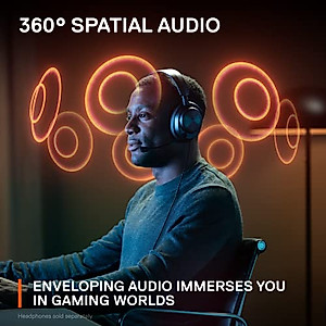 SteelSeries GameDAC Gen 2 Hi-Res Audio Amplifier - ESS Sabre Quad-DAC - AI Noise Cancellation - 360° Spatial Audio - Hi-Res Certified - PC, PS5, PS4