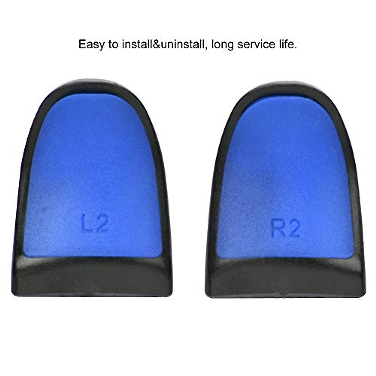 SALUTUY L2 R2 Controller Extenders, Extended Grips Controller Long Service Life ABS and Rubber for Controller for(Blue)