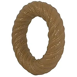 Pet Qwerks Chew Ring BarkBone - Durable Dog Toys for Moderate & Aggressive Chewers - Peanut Butter Flavor - 5.75"