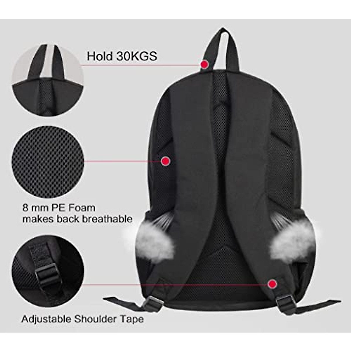 KishKesh Personalization Personalized Backpack 16" Inch - Space Shuttle