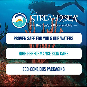 STREAM 2 SEA Boaters and Campers Hair Shampoo and Conditioner Set, 4 oz Reef Safe Fragrance Free All Natural Shampoo and Conditioner For Camping, Hiking and Boating, Paraben Free Hair Care