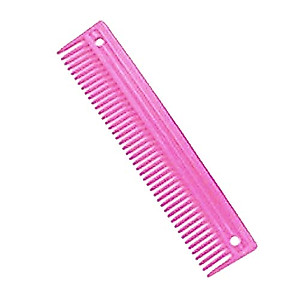 Lincoln Plastic Tail and Mane Comb One Size Black