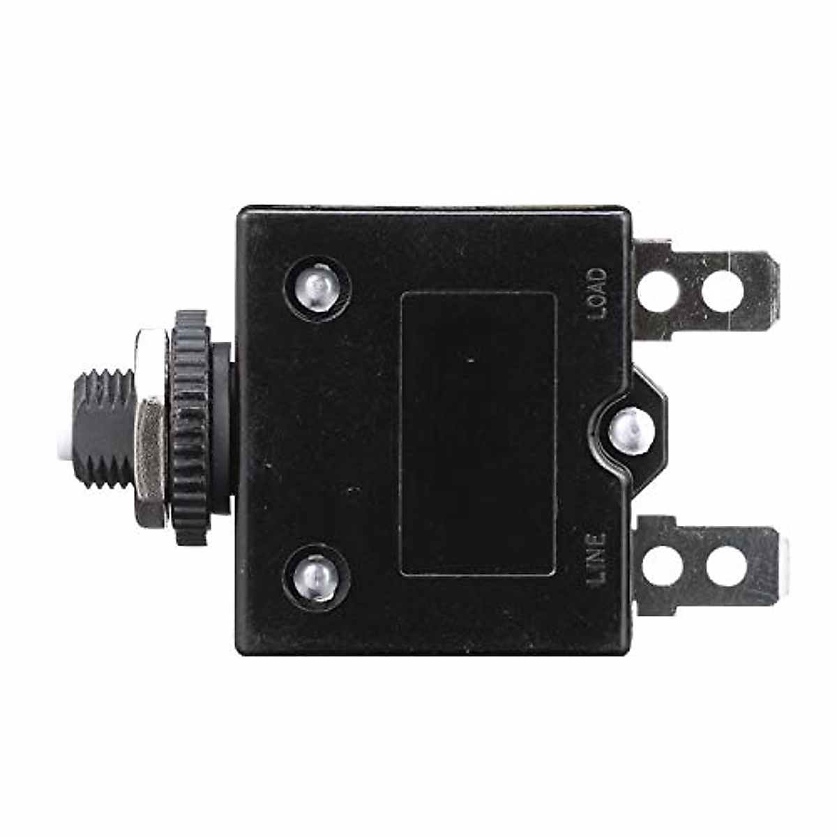 SEACHOICE 13131 Push Button Circuit Breaker 15A, Black