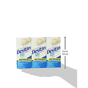 Desitin Daily Defense Baby Diaper Rash Cream with Zinc Oxide to Treat, Relieve & Prevent diaper rash, Hypoallergenic, Dye-, Phthalate- & Paraben-Free, Travel Size, 2 oz (Pack of 6)