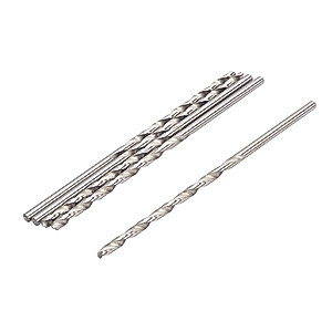 Utoolmart Round Shank Twist Drill Bits 5mm High Speed Steel 4341 with 5mm Shank 5 Pcs