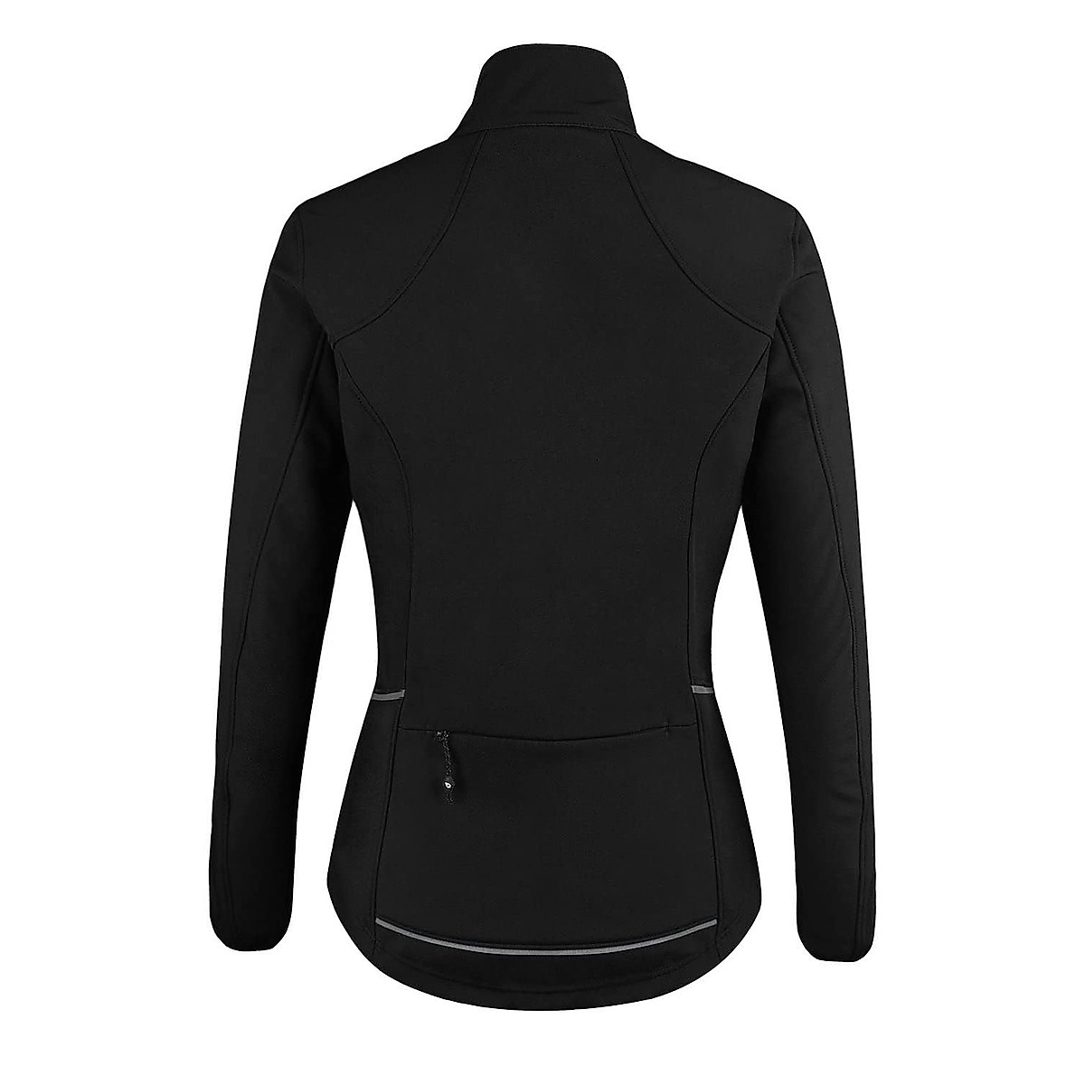 BALEAF Women's Cycling Jacket Windproof Thermal Winter Running Cold Weather Gear Waterproof Softshell Warm Black Size L