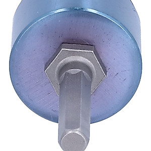 Xinde Firewood Log Splitter Drill Bit, High Speed Steel Log Breaker Reamer, Heavy Duty Twist Firewood Wood Splitter Drill Bit for Electric Drill Machine for Camping Farm Family (42mm Hex Shank)