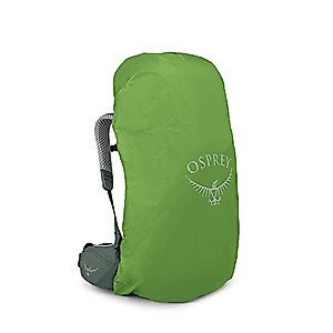 Osprey Aura AG LT 50L Women's Backpacking Backpack, Koseret/Darjeeling Spring Green, WM/L