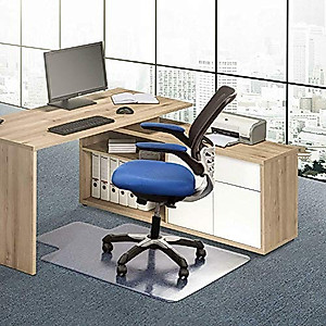 Carpet Chair Mats/Chair Mat for Carpets | Low/Medium Pile Computer Chair Floor Protector for Office and Home 36"x 48"x 0.08"/Not Suitable for high Pile Carpet