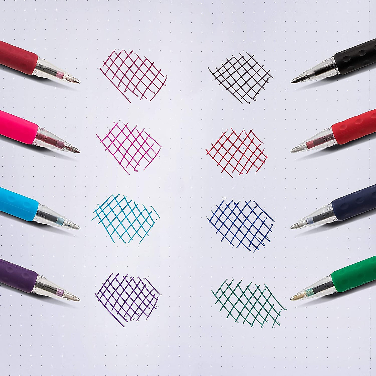 Pentel RSVP medium point pens - ballpoint - 1.0mm - 12 Pack Of 6 Blue And 6 Black Ink Pens