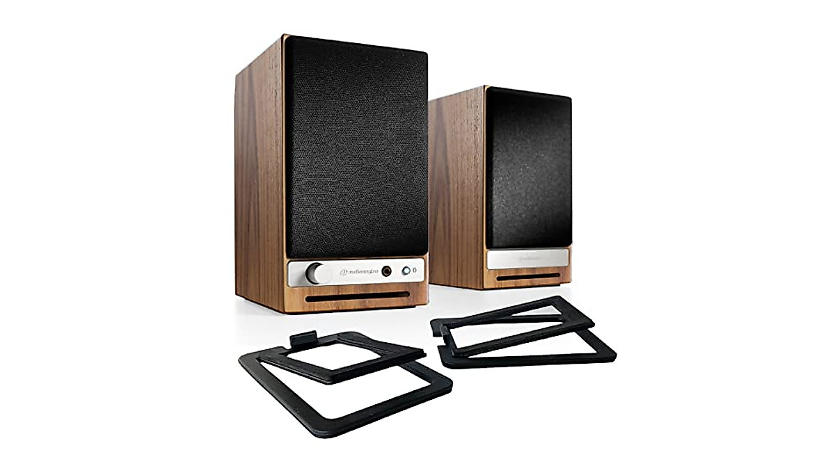 Audioengine HD3 Bluetooth Speakers & Stands Bundle