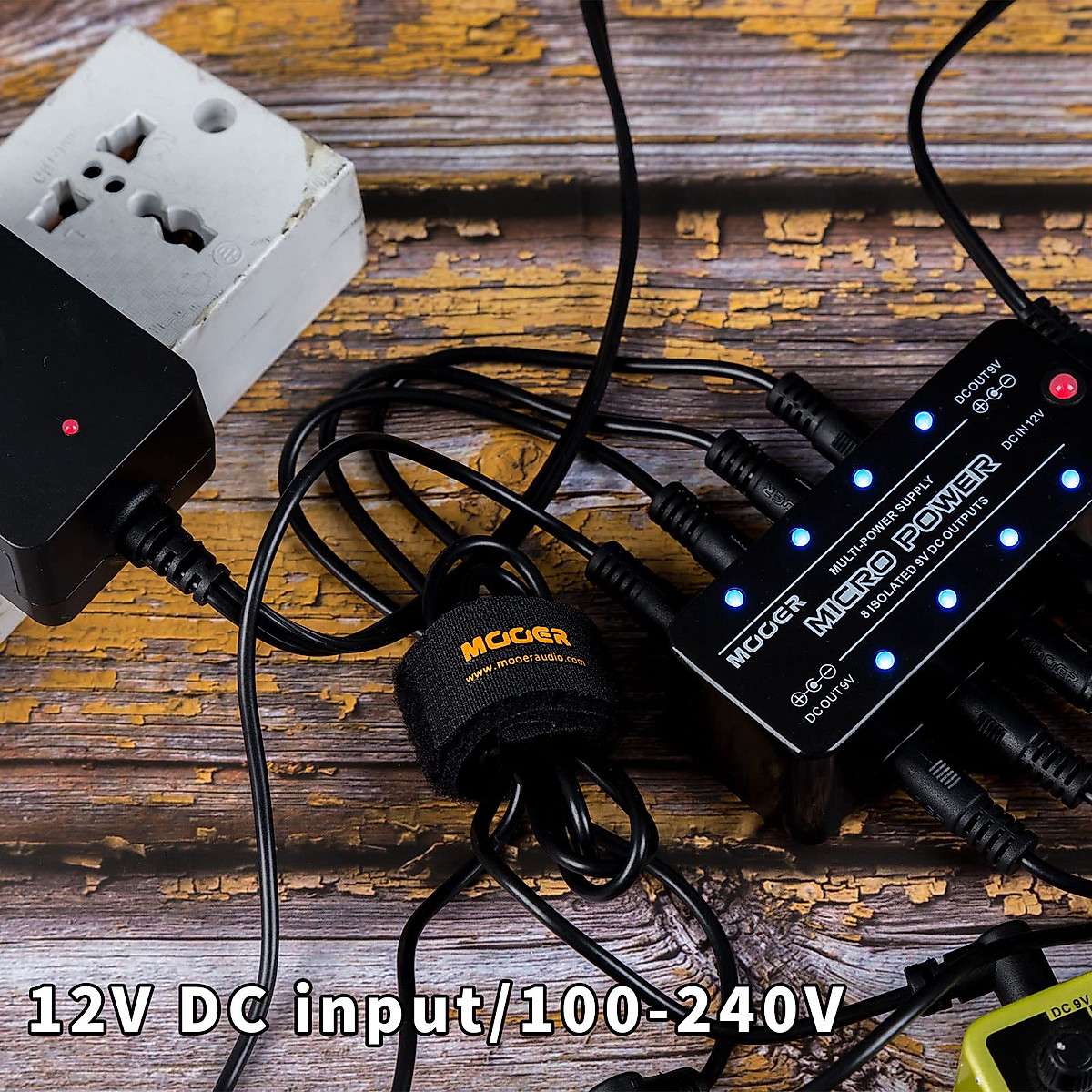 MOOER Micro Power Effects Power Supply for Mini Rigs