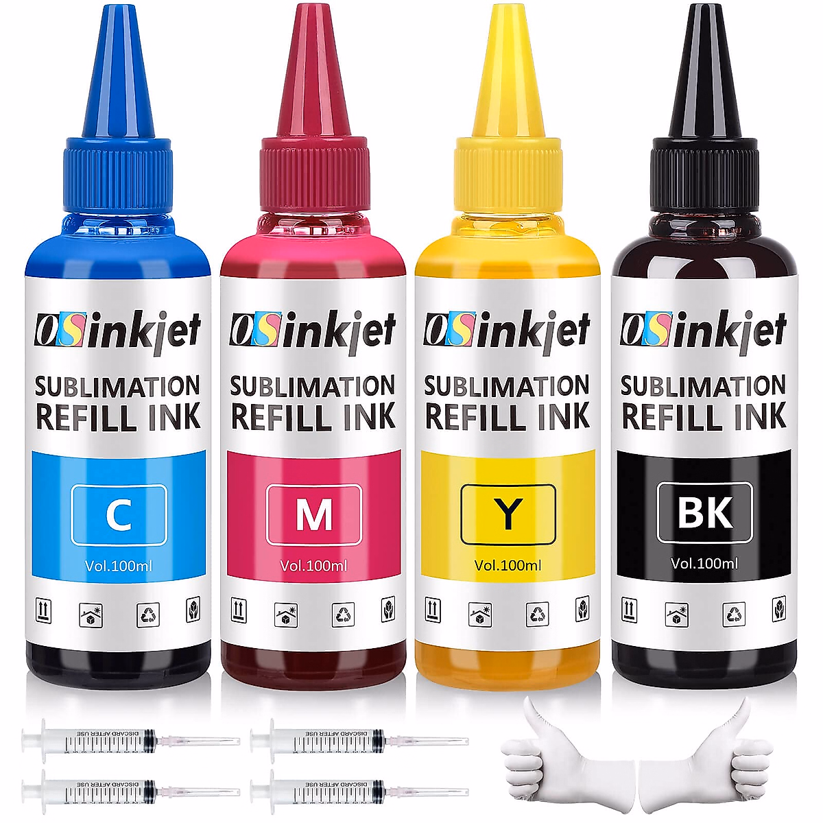 OFFICENTER 0S Inkjet Sublimation Ink for EcoTank ET-2760 ET-4760 ET-2750 ET-2720 ET-3760 ET-2850 ET-15000 ET-2800 ET-4700 ET-2803 ET-2850 ET-3710 C88 C88+ WF-2830 WF7710 WF7720 WF7210 WF3640 Printer