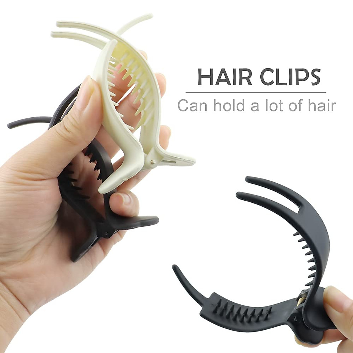 NAIHOD 4 Pack Hair Braiding Tool, Fashion Hair Clip Headdress, Ponytail Maker, Bun Shapers and Braid Accessories for Hairstyling