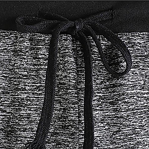 Hot Sale Ringer Shorts, Thenlian Womens Striped Mid Waist Loose Shorts Drawstring Waist Shorts Pants(XL, Gray)