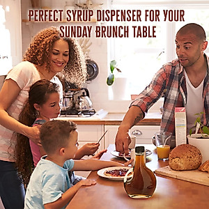 Cornaby's Clear Glass European Styled Bottles - Set of 3, 8oz w/Lid & Gold Seal | Perfect for Gourmet Gift Giving, Salad Dressings, Homemade Juice storage, Oil Cruet, Syrup Dispenser, DIY Project