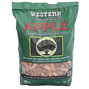 Western BBQ Smoking Wood Chips Variety Pack Bundle (4) Apple, Hickory, Mesquite and Pecan Flavors