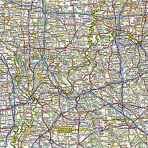 United States, Southeastern Plains and Gulf Coast Map (National Geographic Adventure Map, 3125)