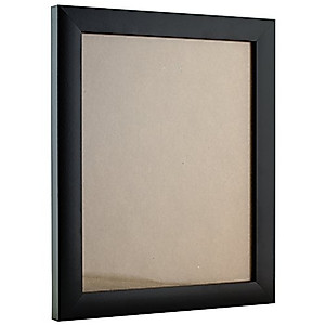 Craig Frames 16x20 Black Picture Frame, 1" Smooth Finish, Matte Poster Display