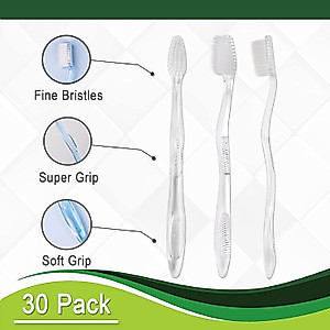 HQSLsund 120 Pack Disposable Toothbrushes with Toothpaste Individually Wrapped, Manual Travel Disposable Toothbrushes Bulk with 5g Travel Toothpaste, Adult Kid Travel Toiletries,3 Colors