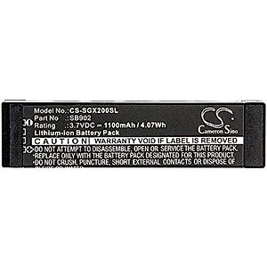 Ejjinenbby Shure SB902A SB902 Lithium Ion Battery for Shure GLXD2 GLXD1 GLX-D Advanced Digital Wireless Systems 3.7V
