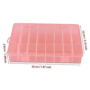 Jewelry Storage Box Jewelry Plastic Storage Box Plastic Storage Box Plastic Storage Storage Case for Beads Rings Earrings[4pcs]