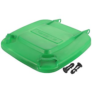 INOOMP Trash Can Lid Replacement,50L Plastic Outdoor Garbage Can Cover Heavy-Duty Square Trash Garbage Lid Rubbish Bin Lid Waste Basket Lid for Sanitation