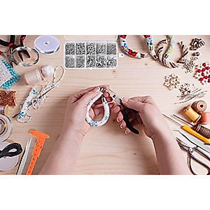 PAXCOO Jewelry Making Supplies Kit - Jewelry Repair Tool with Accessories Jewelry Pliers Jewelry Findings and Beading Wires for Adults and Beginners