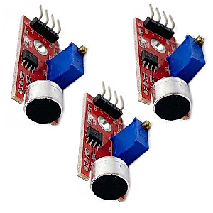 Kiro&Seeu 3PCS High Sensitivity Microphone Sensor AVR PIC Sound Detection Module Compatible with Arduino Raspberry Pi STM32